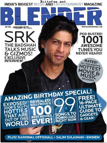 SRK Blender Magazine Cover Scan !!! - XciteFun.net