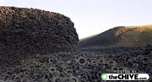 Crazy Collection Of Tires - XciteFun.net