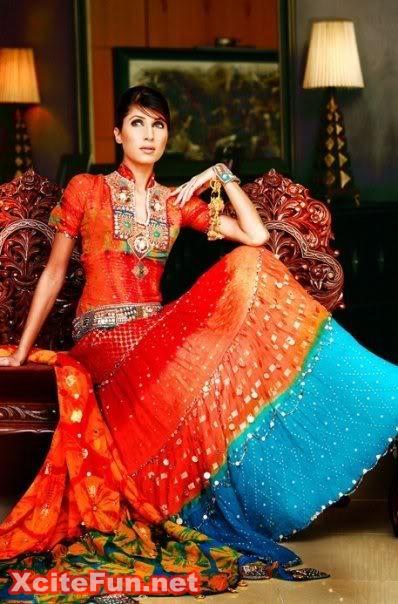 Top Model Vaneeza Ahmad Bridal Wear - XciteFun.net