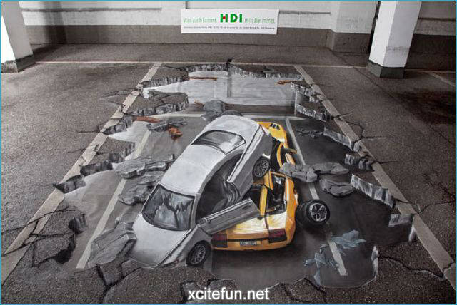 Impressive 3D Cars Paintings - XciteFun.net