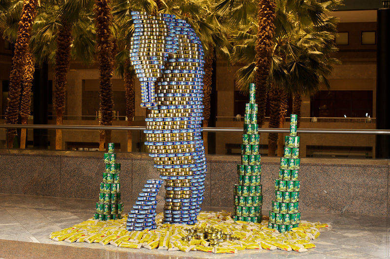 Canstruction Can Based Sculptures - XciteFun.net
