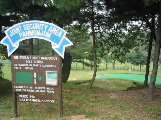 World's Most Dangerous Golf Course - Camp Bonifas - XciteFun.net
