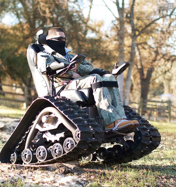 The Tank Chair - Off-Road Wheelchair - XciteFun.net